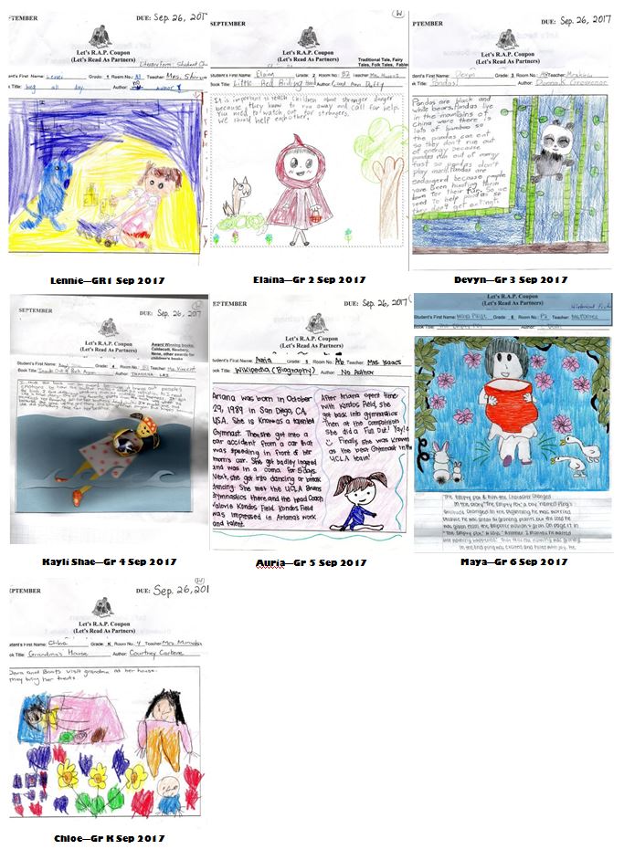 September 2017 RAP – Moanalua Elementary School PTO