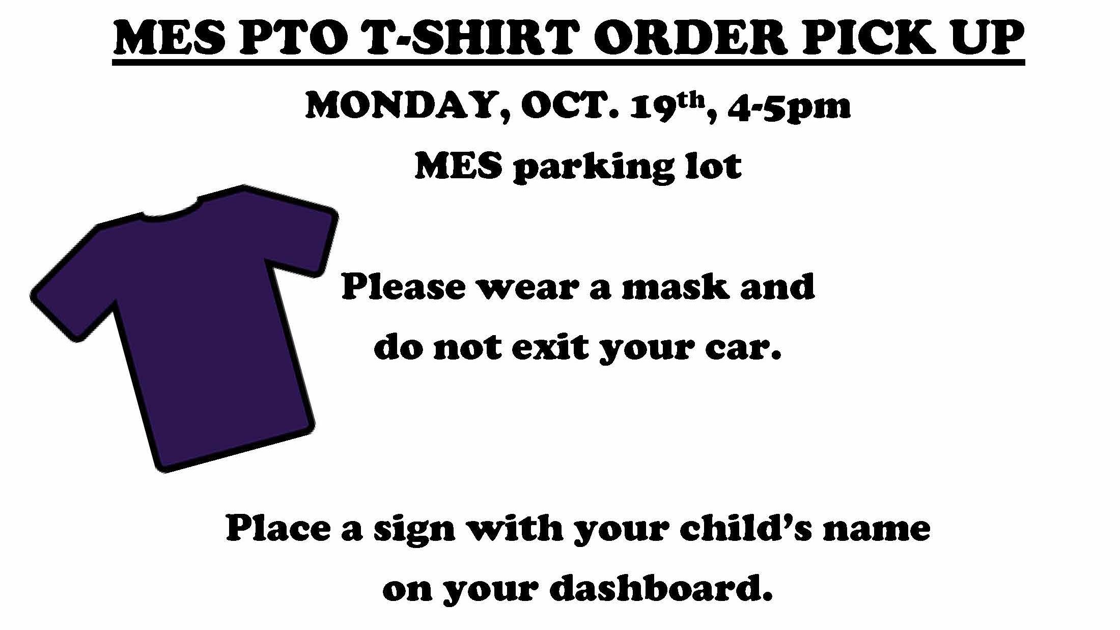 MES PTO T-Shirt Order Pick Up – Moanalua Elementary School PTO