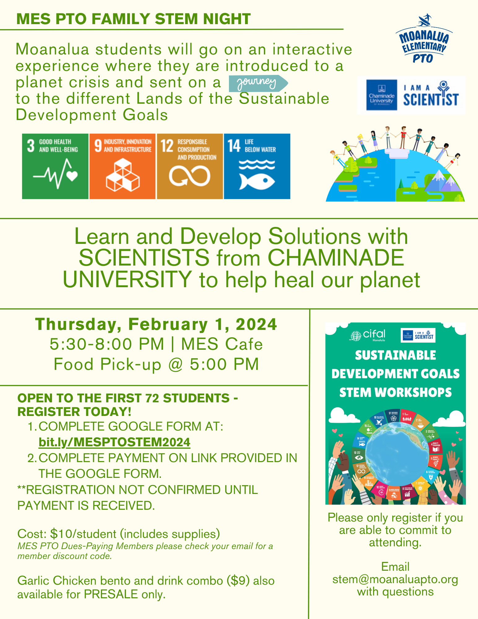 MES PTO FAMILY STEM NIGHT (2/1/2024) – Moanalua Elementary School PTO