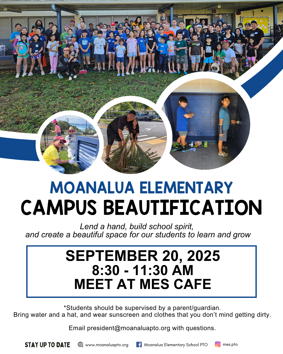 Join Us for Campus Beautification Day! – Moanalua Elementary School PTO