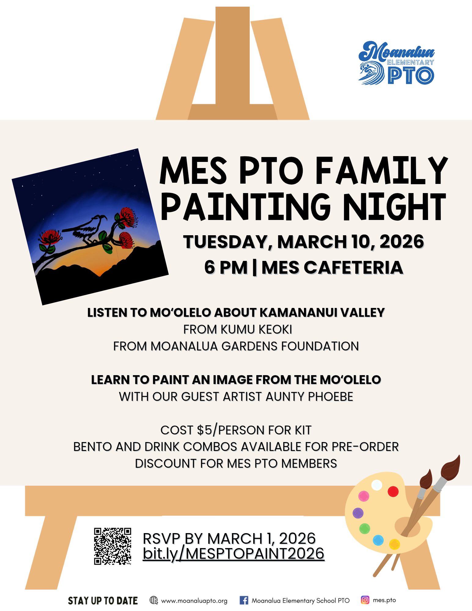 MES PTO Family Painting Night – Moanalua Elementary School PTO